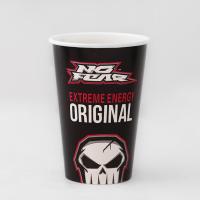 China 24oz 675ML Eco-friendly Disposable PE Single Paper Cup With Customized Logo for sale