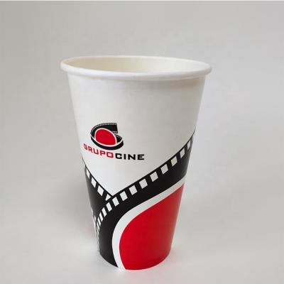 China Beverage Single Wall Paper Cup 22oz 630ml Biodegradable To Go Cups PE Coating for sale