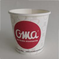 China 6oz Single Wall Paper Cup 0.18L Biodegradable Paper Cups For Cold Drinks Custom Label for sale