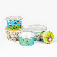 China Food Grade Packaging Paper Bowl 650ml Single Wall Salad Bowl Kraft for sale
