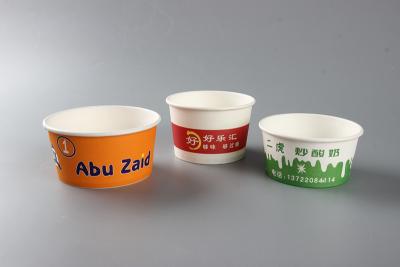 China 860ml Eco Disposable Paper Bowl Salad Holiday Disposable Bowls Single PE Lined for sale