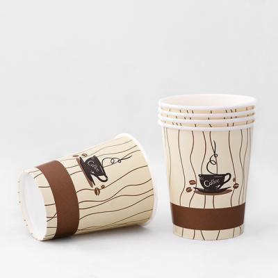 China Disposable Single Paper Cup 7.5 oz 230 ml Plastic free Coating. for sale