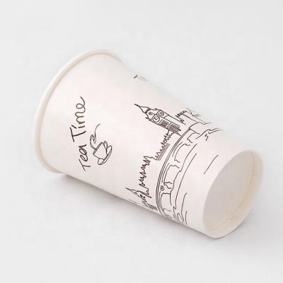 China 24oz Single Wall Cups 675ml PE Coating Waterproof Biodegradable Cold Cups for sale