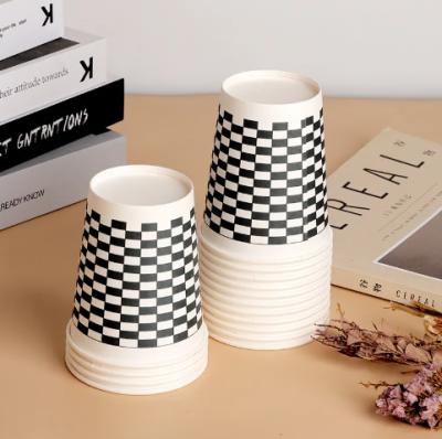 China Disposable 8oz Double PE Coated Single Paper Cup 300ml for Cold Drinks for sale