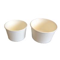 China 350ml Paper Bowl Custom Print Holiday Disposable Bowls Biodegradable For Milk Tea Cream for sale