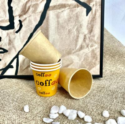 China Disposable 6oz Plastic-free Coated Single Paper Cup 430ml Customizable Logo for sale