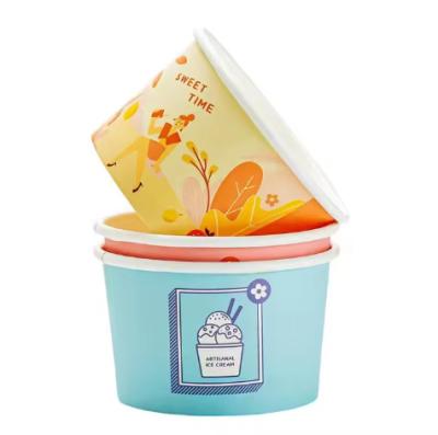 China 120ml Big Paper Bowls White Kraft Salad Bowl Disposable 52mm for sale