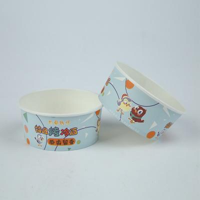 China 500ml Biodegradable Paper Bowls Custom Logo  Salad Noodle Bowl for sale