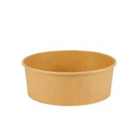 China Soup Noodle Take Away Paper Bowl 930ml Round Salad Containers Meal Prep for sale