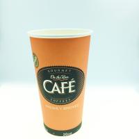China Eco-friendly custom 22oz 630ml plastic-free coated single paper cup for sale