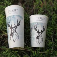 China Disposable Single Paper Cup 32oz 970ml PLA coating can be naturally degraded for sale