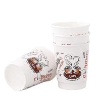 China Custom Printed Single Wall Paper Cup 3oz-32oz with lids for sale