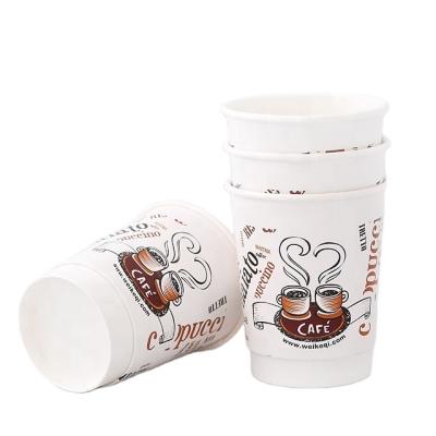 China Custom Printed Single Wall Paper Cup 3oz-32oz with lids for sale