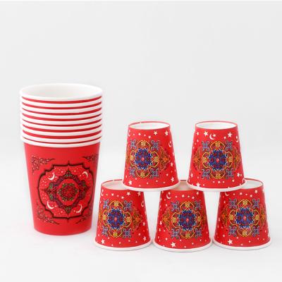 China Custom Logo Disposable Paper Cups 8oz 12oz 16oz Hot Beverage for sale