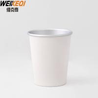China Custom Aluminium foil Single Wall Paper Cups for hot tea for sale