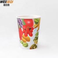 China Disposable single wall Paper Cups with Dome Lids for ice Beverages for sale