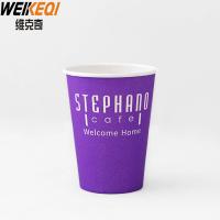 China Disposable single wall Paper Cups with Dome Lids for ice Beverages for sale