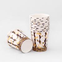 China Custom Logo Disposable Single Wall Paper Cup 4oz-32oz with Lid for sale