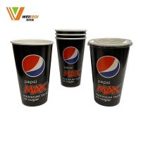 China Custom Printed Disposable Single Wall Paper Cups for Ice Beverages for sale