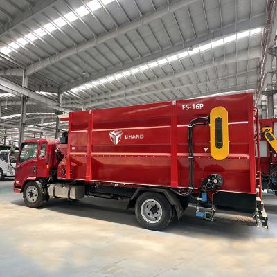 China 16m³ Electric Truck Mounted Feeder Wagon With 10000kg Max Load Capacity for sale