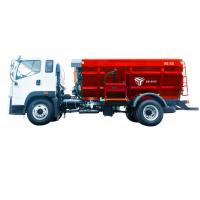 China 210 HP Engine Sand Bedding Spreader with 20000 KG Load Capacity and Adjustable Spreading Distance for Livestock Farms for sale