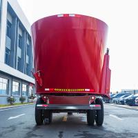 China 9m³ Heavy Duty Trailed TMR Mixer Machine Corrosion Resistance 3200kg Weight for sale