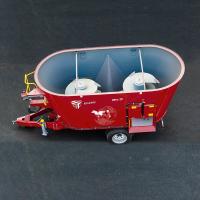 China 18m³ Capacity Vertical Feed Mixer Wagon With Reinforced Axle For Large Livestock Ranches for sale