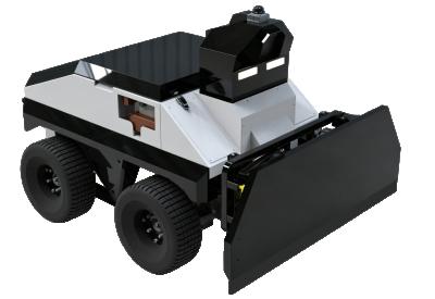 China UHAND Robotic Feed Pusher Laser-Vision Navigation for sale