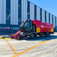 China UHAND 12 m3 Capacity Automated Feed Collection Vehicle with Precise Weighing ±2kg and Dual-Function Collection & Re-spreading for Dairy & Cattle Farms for sale
