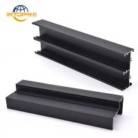 China Black Anodized Matte Window Aluminium Profile Different Shape Available for sale