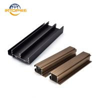 China Matte Black Anodized Window Profile 6063-T5 ODM OEM Sliding Window Profile for sale