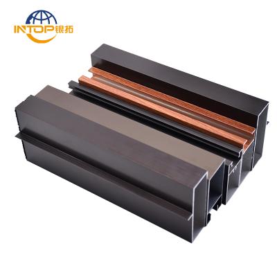 China Reinforced Aluminium Window Extrusions Anti Pry Window Aluminium Profile for sale