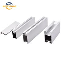 China Alloy 6063 Aluminum Window Profile Metal Powder Painting Surface for sale