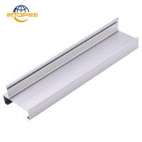 China 6063 T6 Alloy Aluminium Window Profiles Sand Blasting Silver for sale