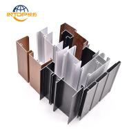 China Sand Grain Powder Painting Aluminium Profile 6063 T6 for Curtain Walls for sale