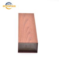 China Aluminum Profile for High Security Windows Reinforced Transfer Wood Color for sale