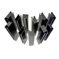 China Anoized Black 6000 Series Powder coated Aluminium Window Profile for sale