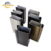 China Electrophoresis Champagne Window Aluminium Profile for Casement Doors for sale