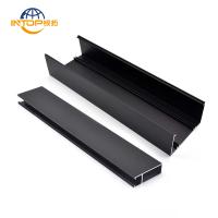 China 0.8mm~2.0mm Black Anodized Aluminum Extrusion 6063 T5 Aluminum Extrusion for sale