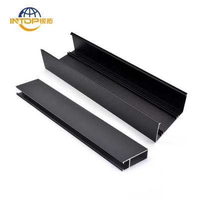 China 0.8mm~2.0mm Black Anodized Aluminum Extrusion 6063 T5 Aluminum Extrusion for sale