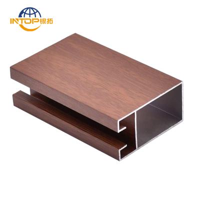 China Bronze Hollow Profiles Of Aluminium Alloys Anodised Aluminium Sections for sale