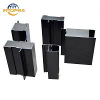 China Sand Blasted Aluminium Window Profiles Silver Anodized Door Aluminium Profiles for sale