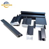China Black Anodized Aluminium Window Profiles ODM Curtain Wall Aluminium Profiles for sale