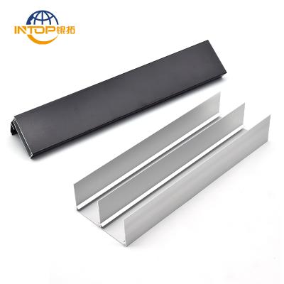 China 6063 Alloy Aluminum Door Extrusion 5.8m 6m Aluminium Glass Door Profile for sale