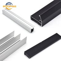 China Decorative Texture Door Aluminium Profile Powder Coating Surface for sale
