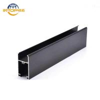 China Aluminum Profile Cabinet Doors Custom Aluminum Sliding Door Profile for sale