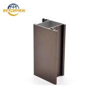 China African Market Anodized Champagne Aluminum Window Profile for sale