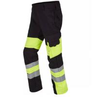 China Black Flame Resistant Cargo Fr Pants High Visibility 10oz Slim UL NFPA2112 for sale
