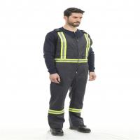 China 100% Cotton Fire Retardant Coverall Workwear EN11611 Hi Vis Flame Retardant for sale