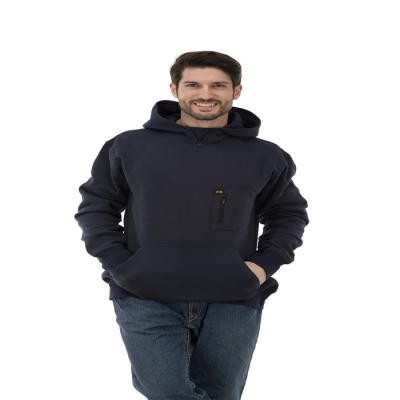 China Navy Blue FR Fabric Hoodie , Flame Resistant Work Clothes For Chemical Industry for sale